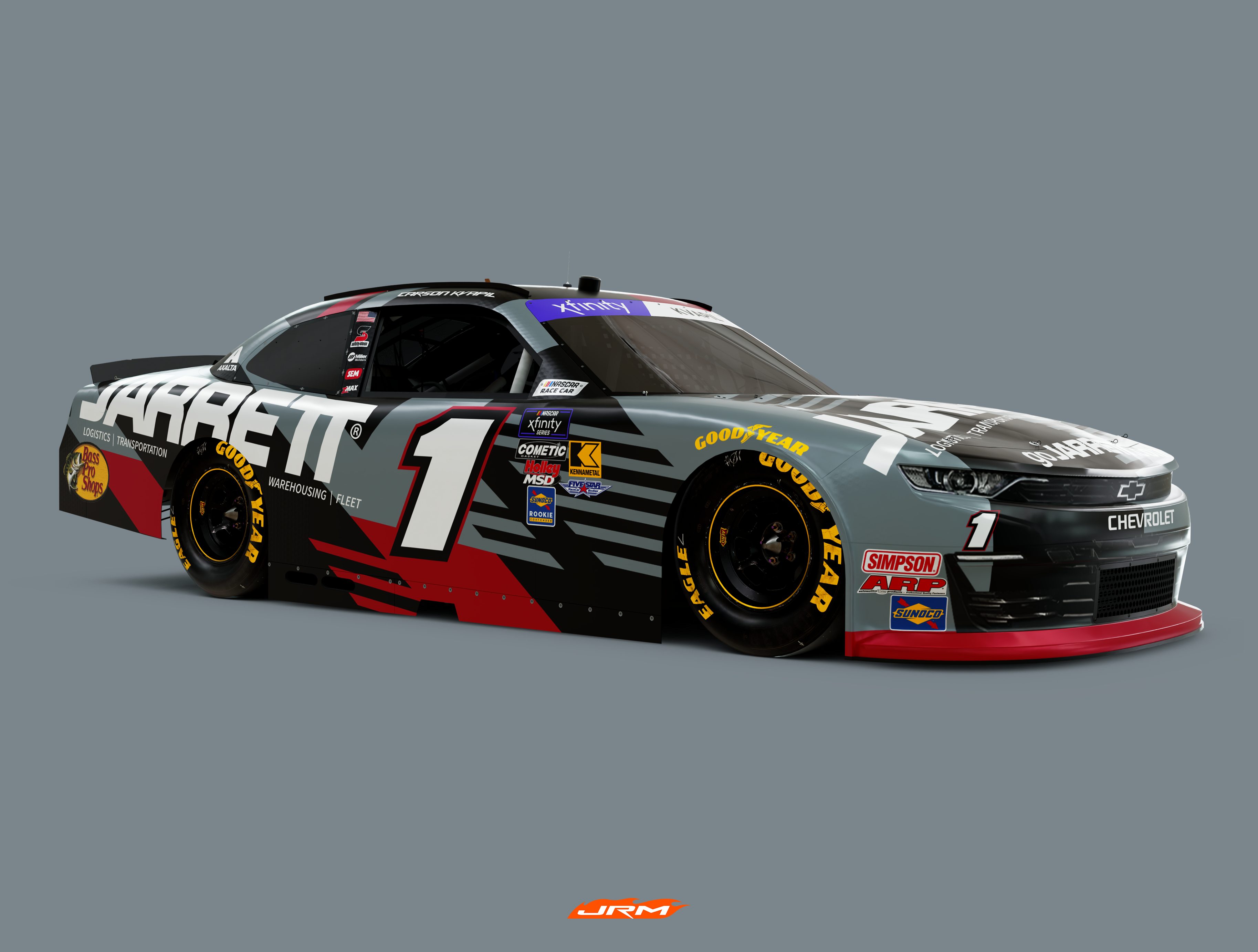 All Angles: The No. 1 | No. 7 | No. 88 | Jarrett Chevrolet - JR Motorsports
