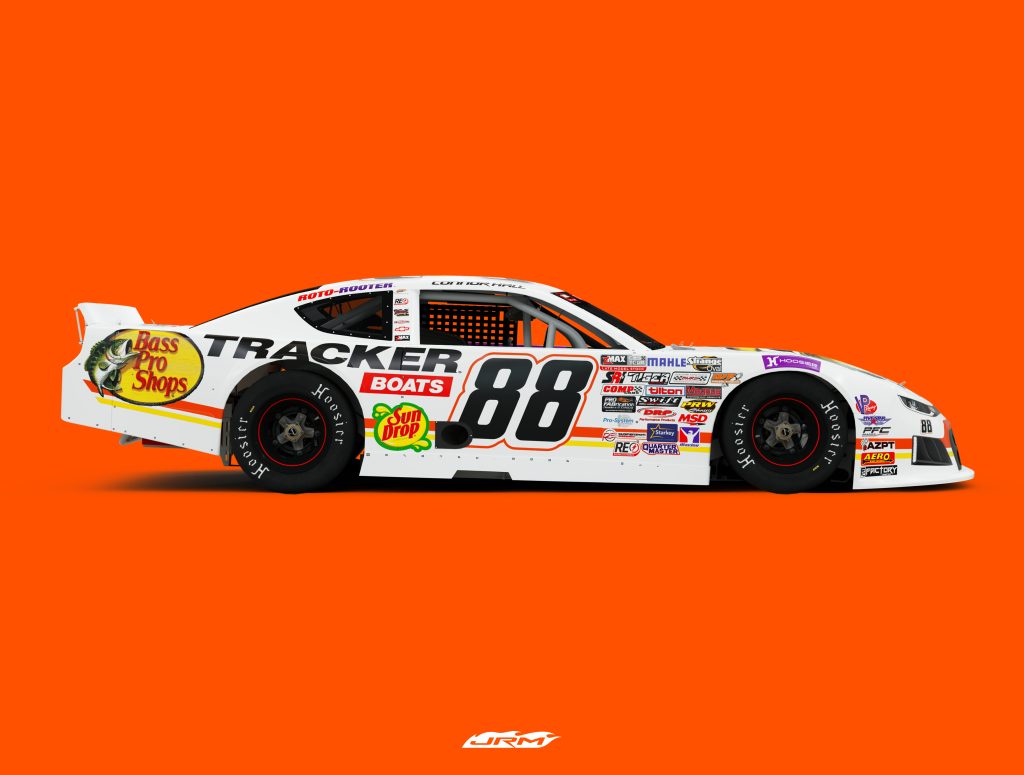All Angles: No. 88 Bass Pro Shops Chevrolet Late Model - JR Motorsports