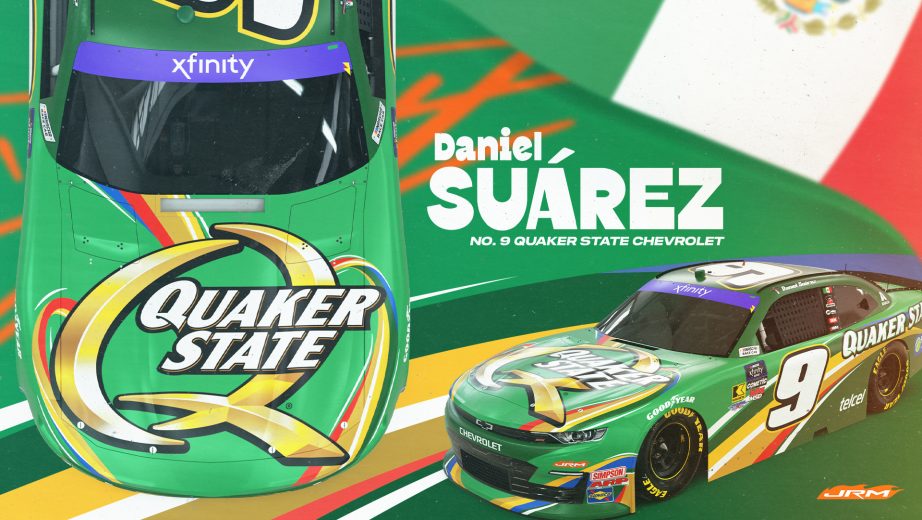 Quaker State, Daniel Suárez, Trackhouse Racing and JR Motorsports Team ...