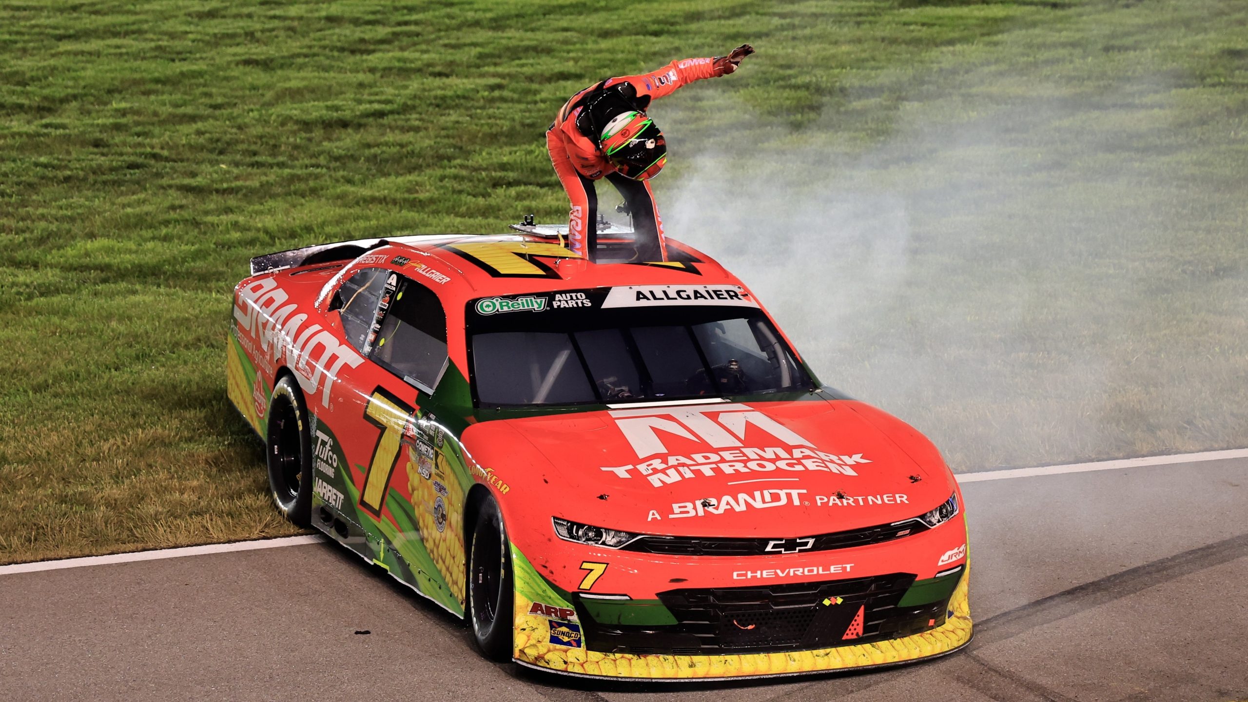 Allgaier Hits Another Home Run in Music City, Wins at Nashville - JR ...